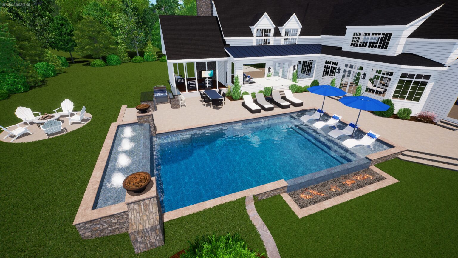 Latest Pool Designs - St. Louis' Premier Pool Company