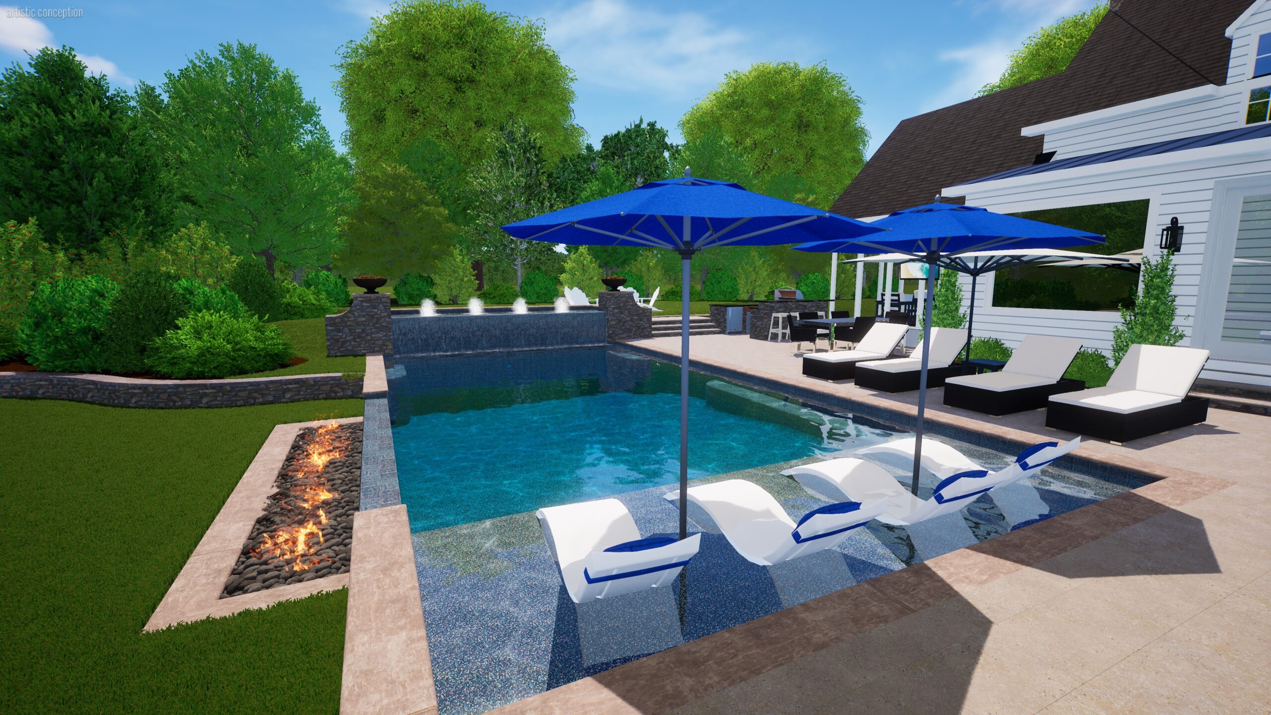 Retaining Walls - St. Louis' Premier Pool Company